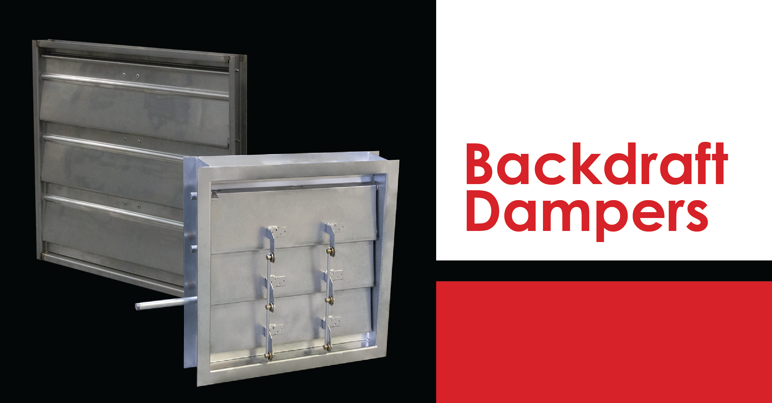 Backdraft Dampers from Louvers & Dampers